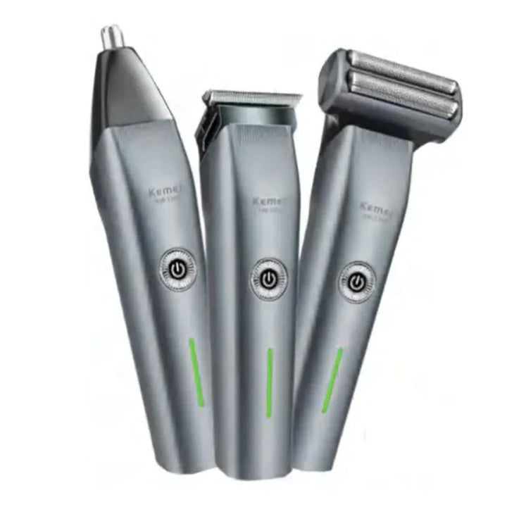 Kemei km-519a Men 3 In 1 Electric Shaver Nose Trimmer Rechargeable ...
